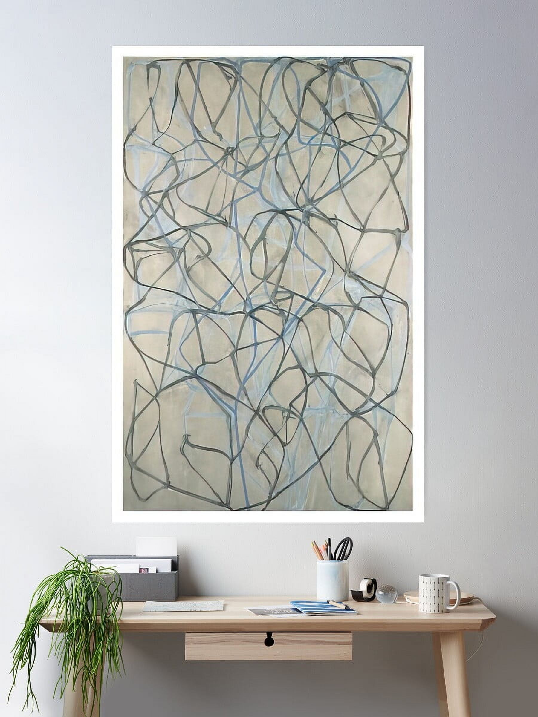 Brice Marden - The Propitious Garden Of Plane Image Poster Wall Art ...