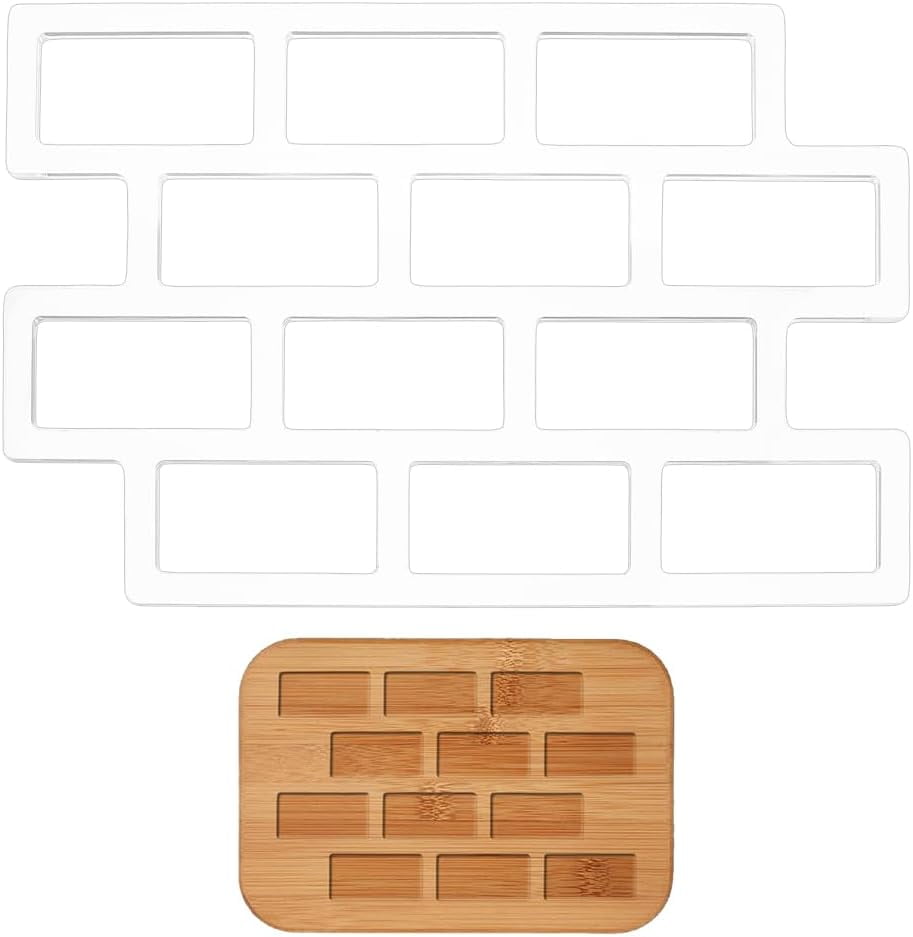 Brick Acrylic Router Template 11.4x7.4x0.1inch Rectangle Router Jig ...