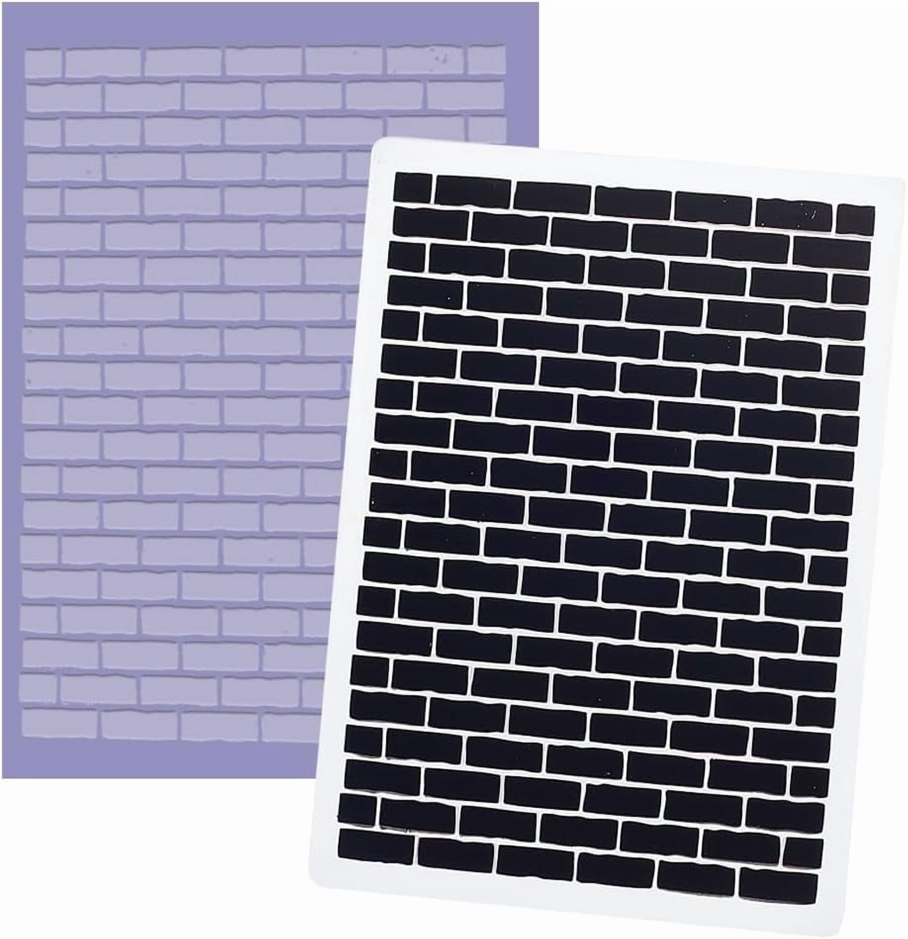Brick Background Embossing Folder Vintage Plastic Background Retro ...