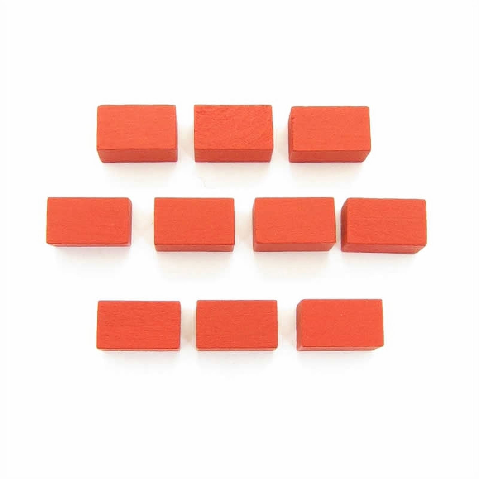 Brick Clay Wooden Miniature Token Set Mayday Games - Walmart.com