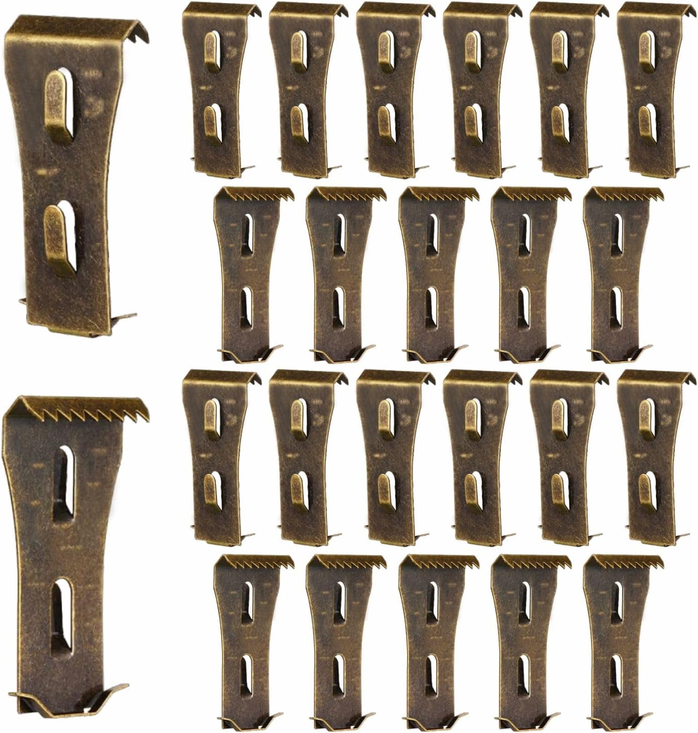 Brick Clips 24 Pcs Brick Clips for Hanging Outdoors Heavy Metal Brick ...