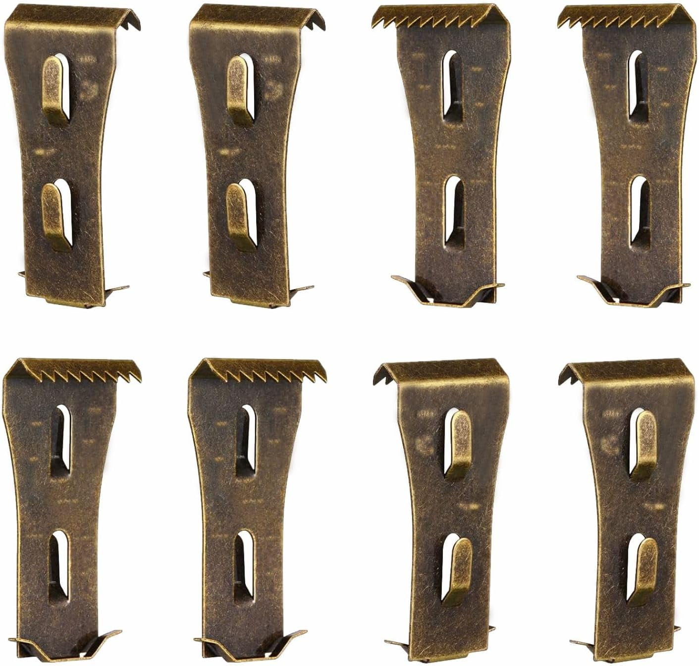Brick Clips 8 Pcs - Heavy Metal Brick Wall Hangers for Outdoors & Home ...