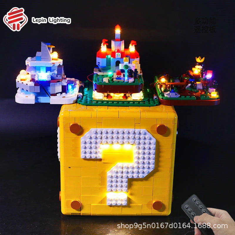 【Brick Lighting Kit】Compatible with LEGO 71395 Super Mario 64 ?Block ...