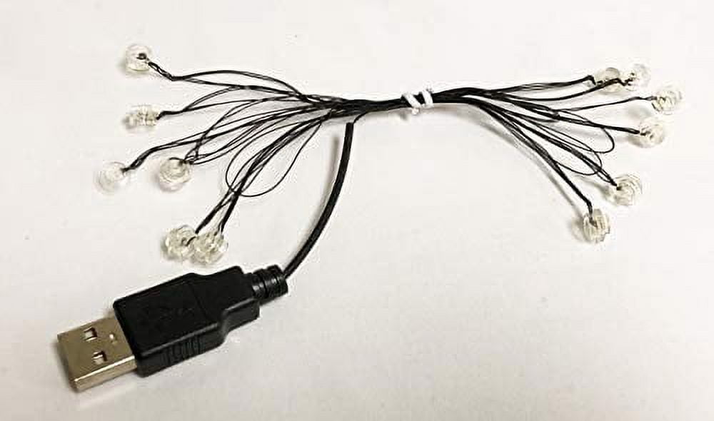 Brick Loot LED Lighting Kit - Light Up String - 12 LED RGB LEGO Studs ...