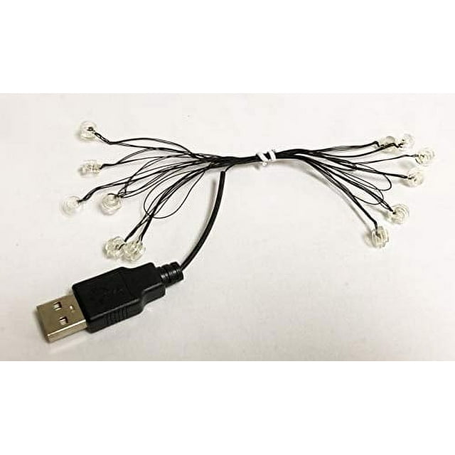 Brick Loot LED Lighting Kit - Light Up String - 12 LED RGB LEGO Studs ...