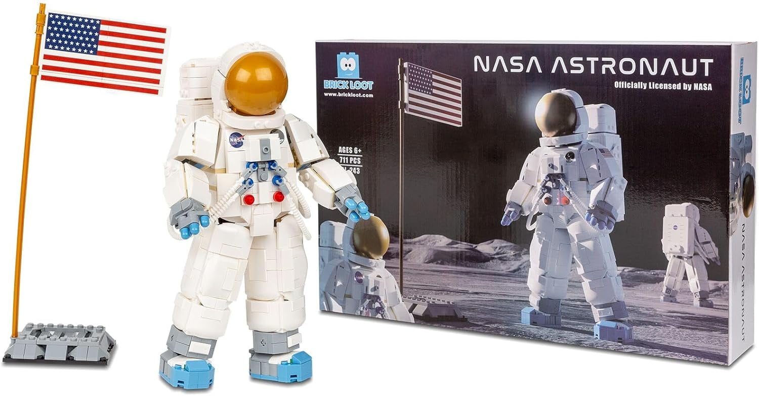 Brick Loot Officially Licensed NASA Apollo 11 Lunar Lander Astronaut ...