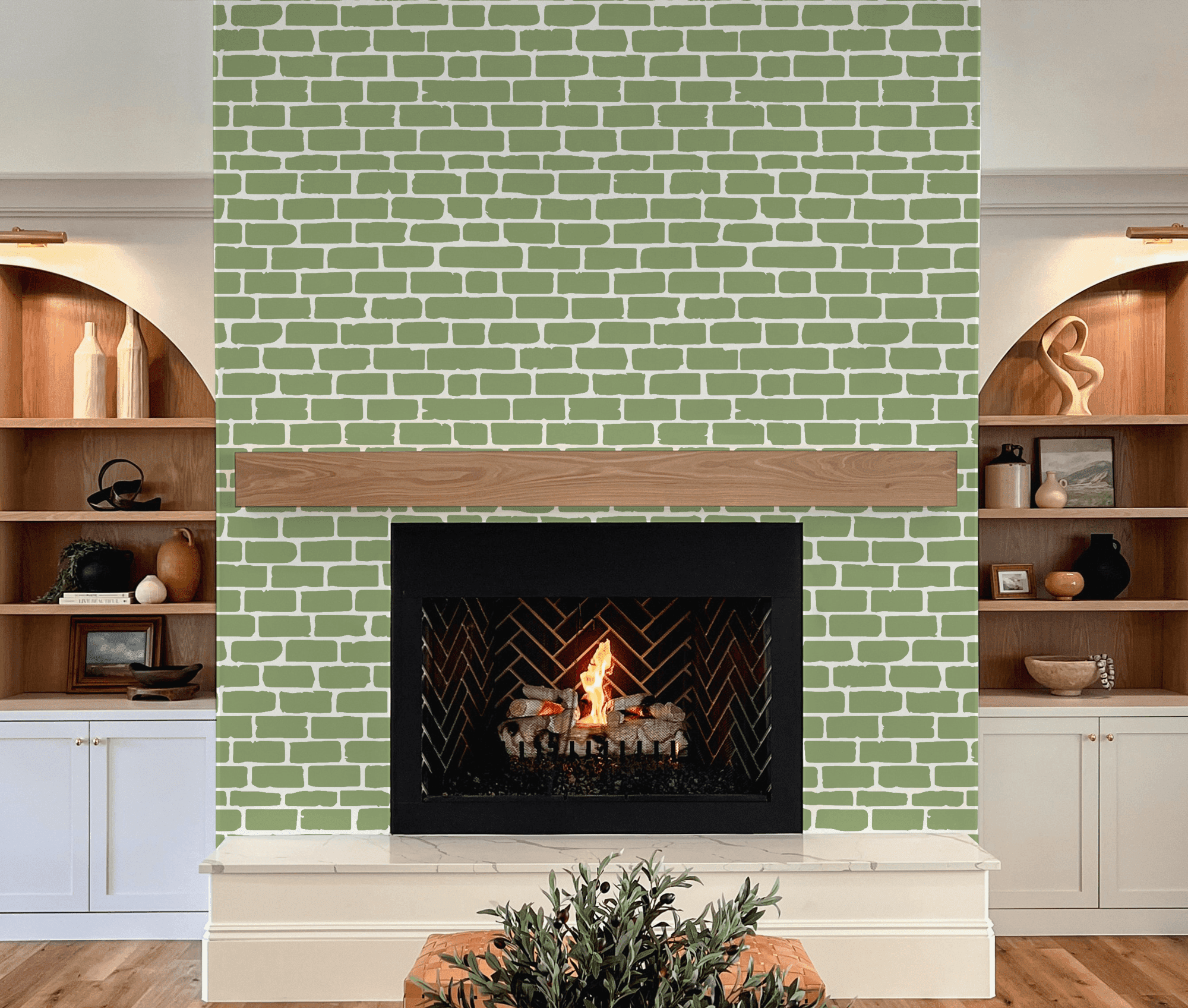 Brick Pattern Stencil - Art and Wall Stencil (30"x30") - Walmart.com