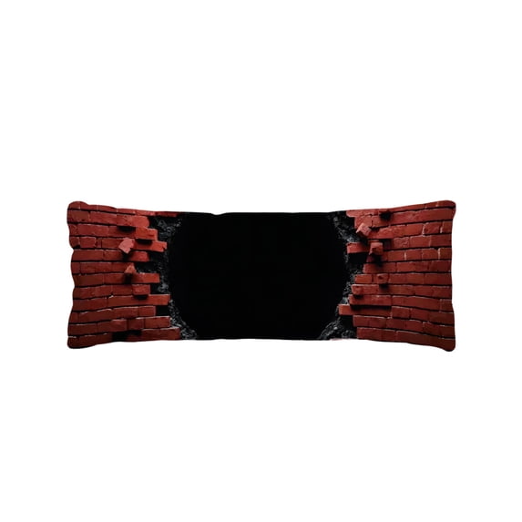 Brick Wall Body Pillow Cover 20 x 60 Inch Decorative Pillow Cover Brick ...