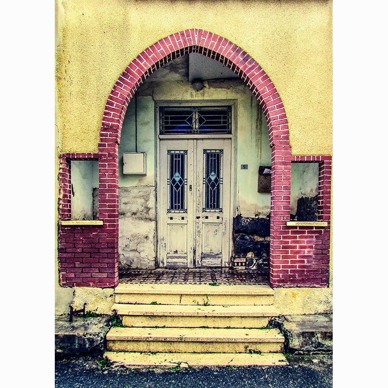 Brick Wall Floor Theme Photography Backdrops Props Old House Wooden ...