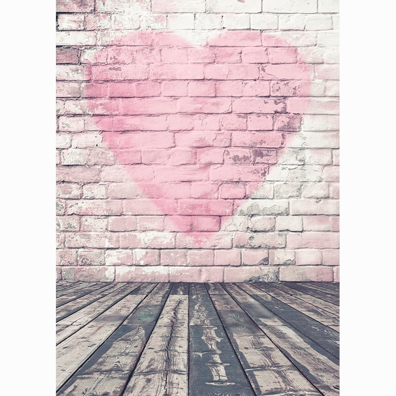 Brick Wall Floor Theme Photography Backdrops Props Old House Wooden ...