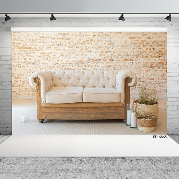 Brick Wall Indoor Room Photo Backdrop Vinyl Cloth Photocall Studio ...