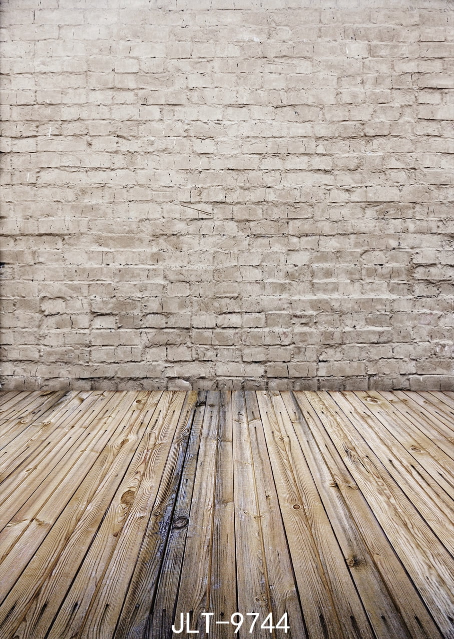Brick Wall Photography Backdrops Wooden Floor Photo Background Vinyl ...