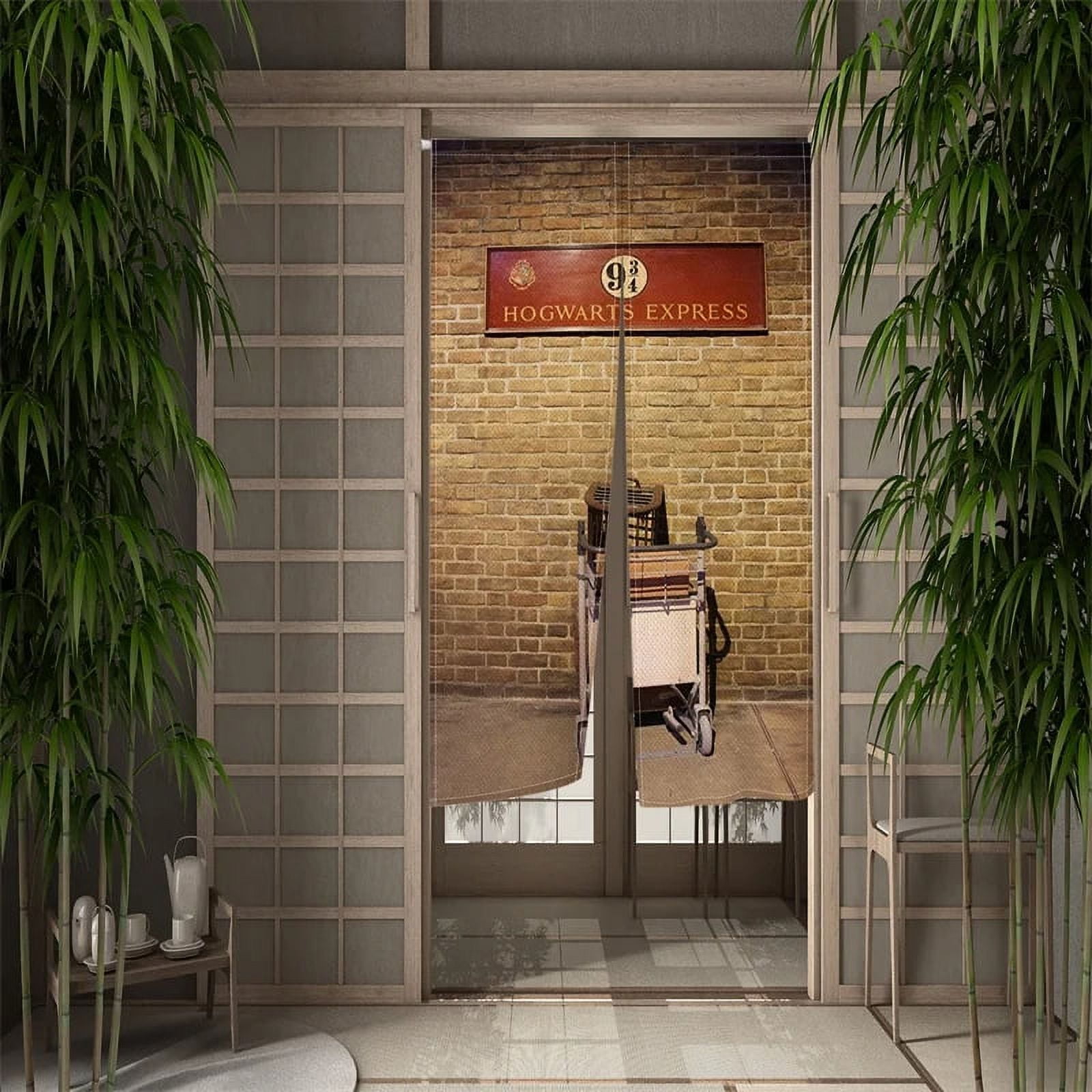 Brick Wall Printed Door Curtain Kitchen Bedroom Living Room Corridor ...