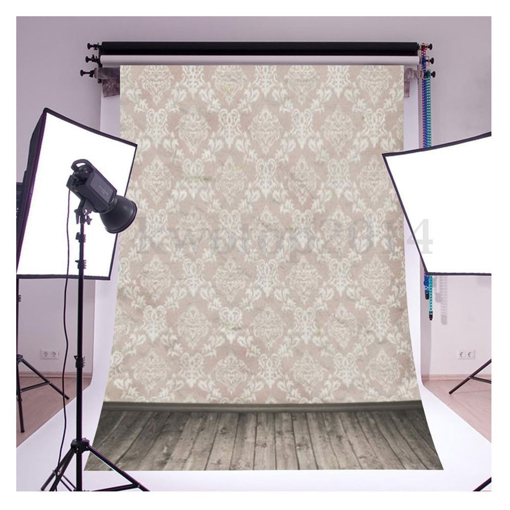 Brick Wall Retro Wood floor Pictorial photography Backdrop Background ...