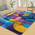 Brick Wall Rug & Home Decor, Living Room Rug, Graffiti Washable Rugs ...