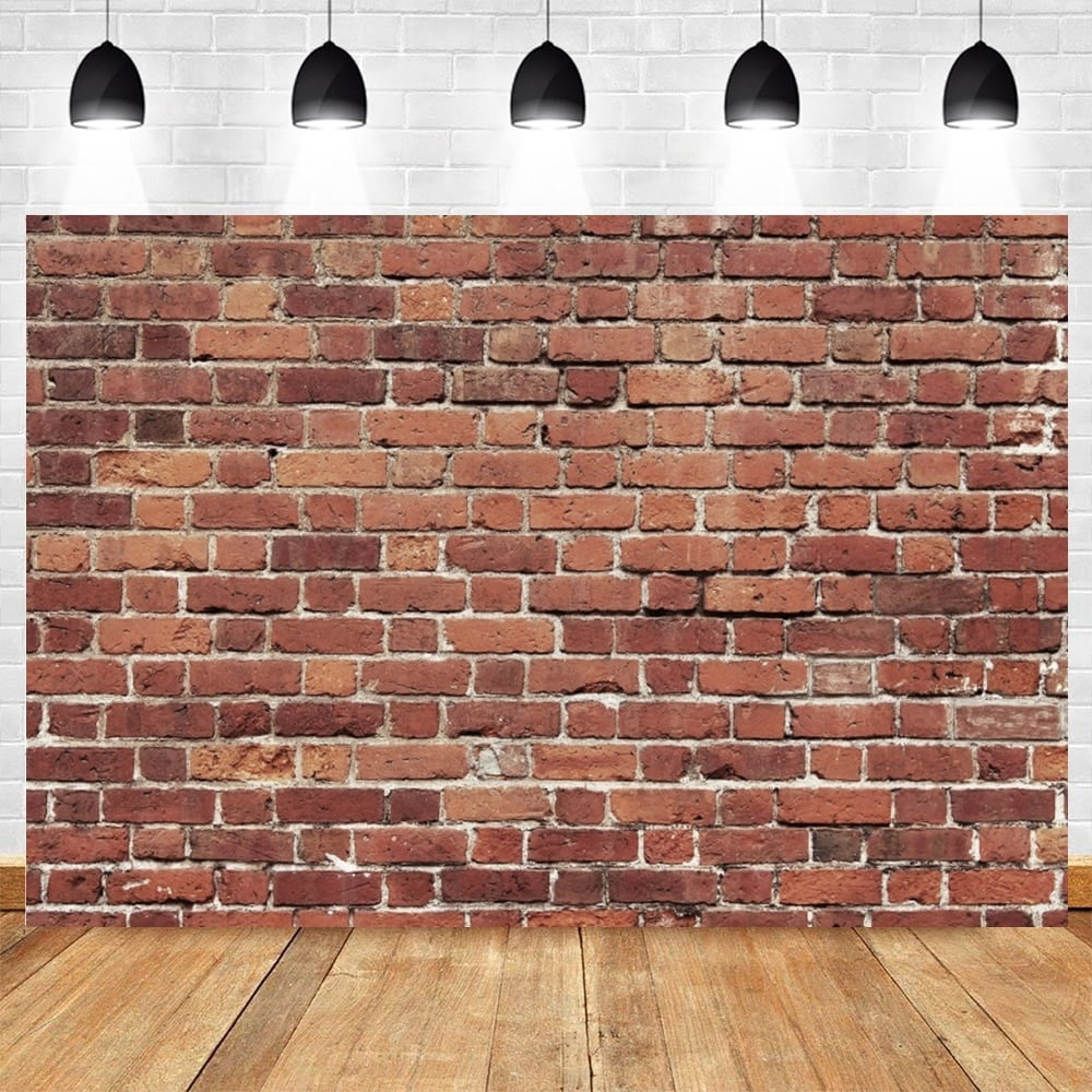 Brick Wall Stone Greenery Grunge Photography Backdrop Green Leaves ...