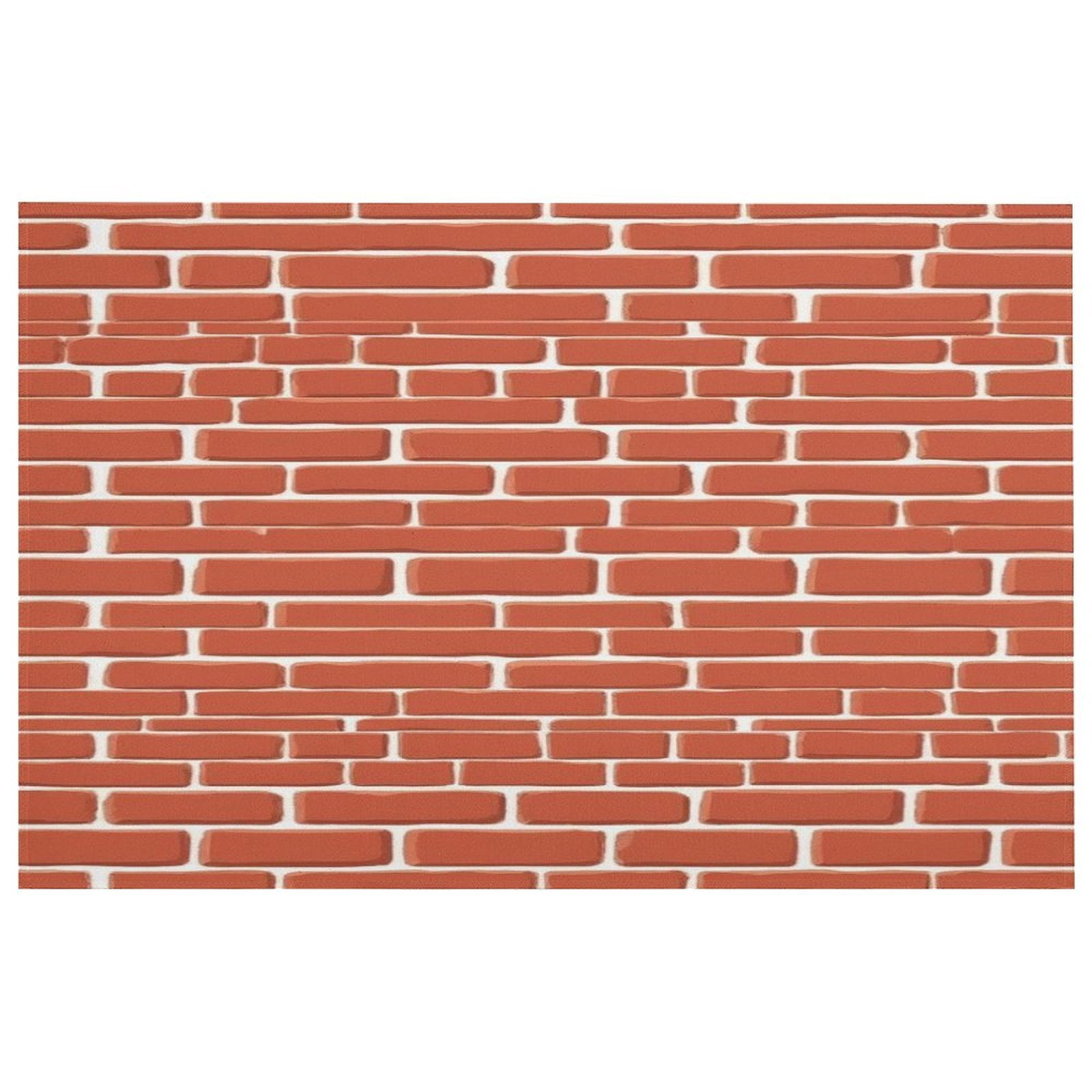 Brick Wall Texture Adult Home Decor Bedroom Living Room Crystal Velvet ...