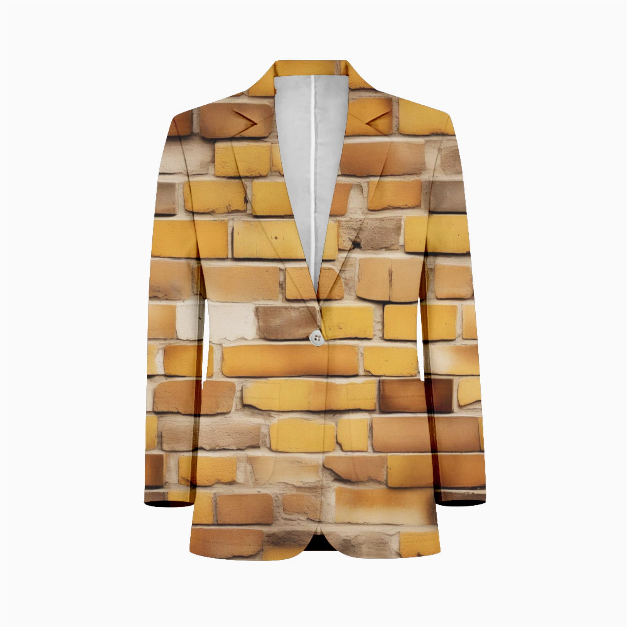 Brick Wall Texture Bricks Mens Suits Shawl Collar Slim Fit Suit Mens ...