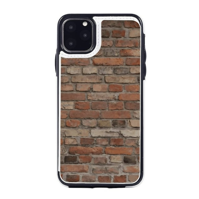 Brick Wall Texture Leather Wallet Case for iPhone 16 15 14 13 12 11 Pro ...