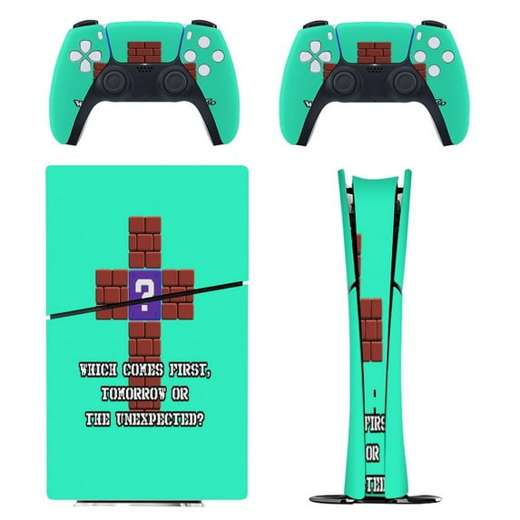 Brick Wall The Cross Pixel Style PS5/PS5 Slim Digital Disc Skin Sticker ...