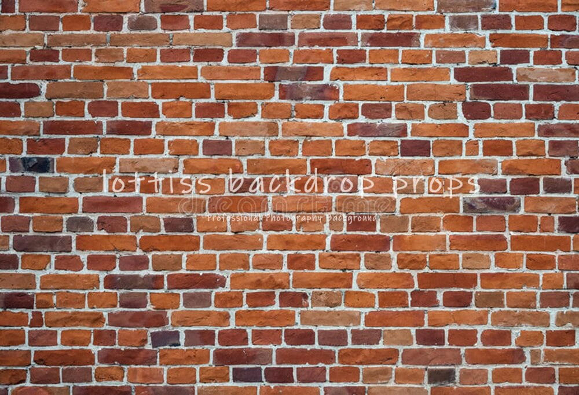Brick Wall Vinyl Backdrops Old Red Brick-wall Wallpaper Adult Pregant ...