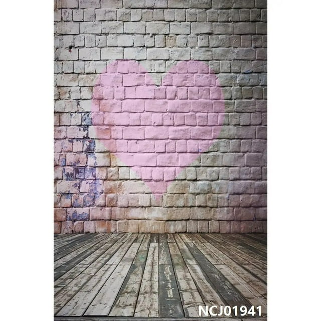 Brick Wall Wooden Floor Flowers Vine Baby Portrait Photography ...