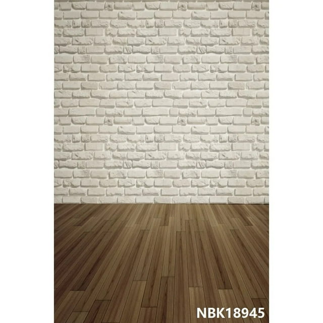 Brick Wall Wooden Floor Flowers Vine Baby Portrait Photography ...