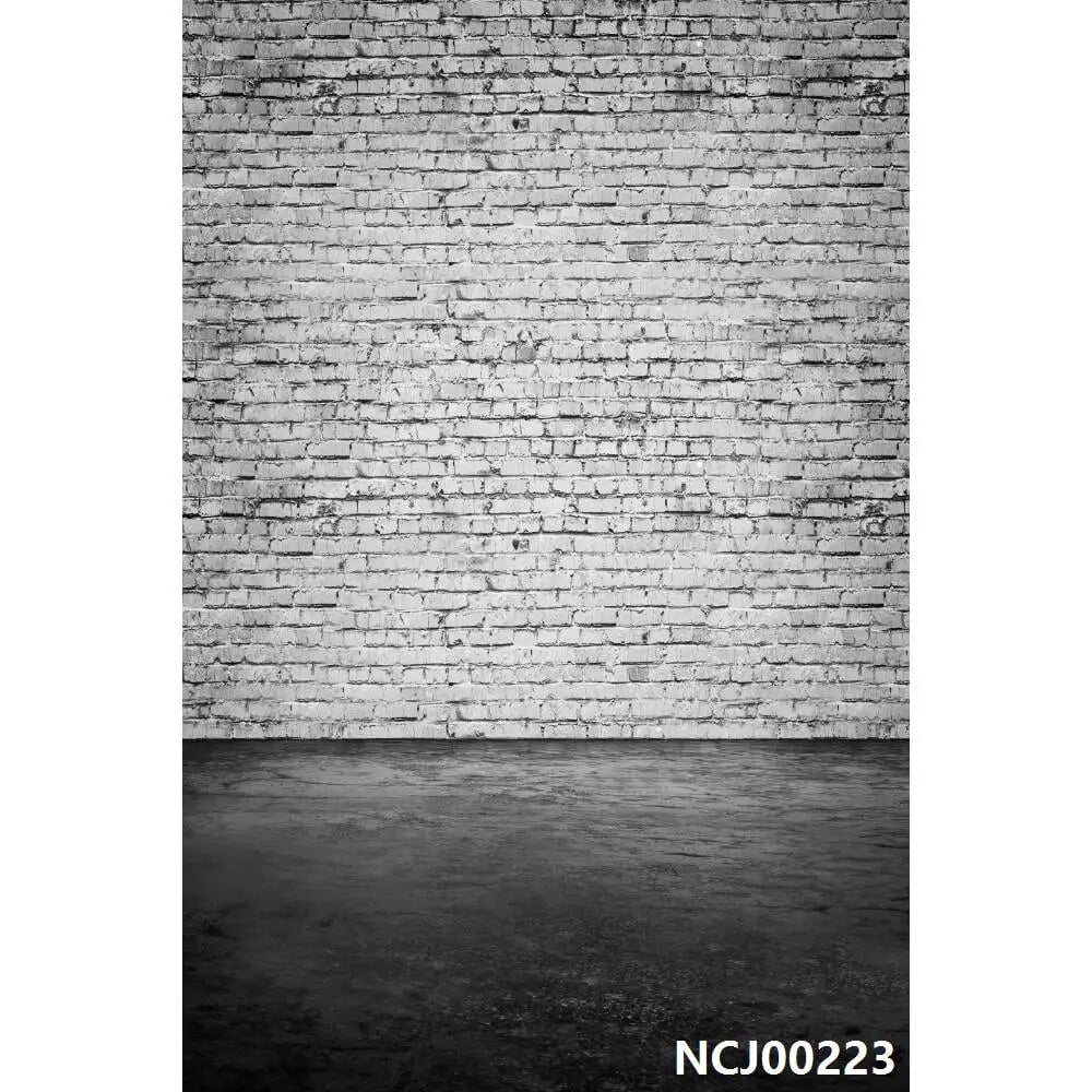 Brick Wall Wooden Floor Flowers Vine Baby Portrait Photography ...