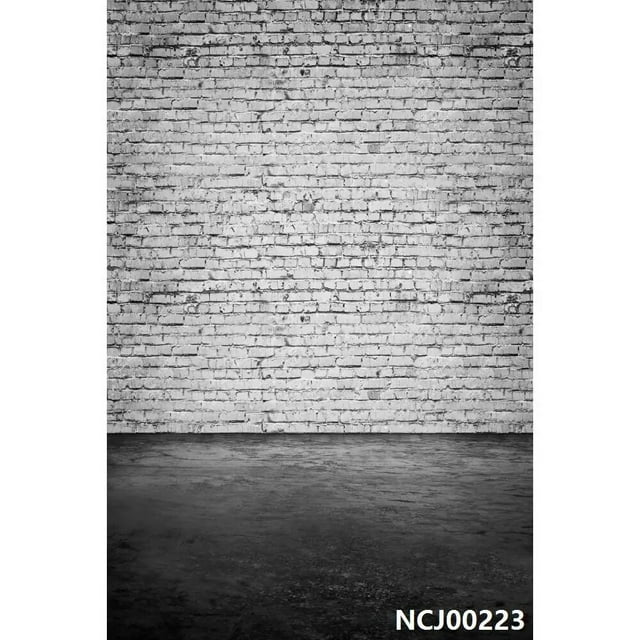 Brick Wall Wooden Floor Flowers Vine Baby Portrait Photography ...