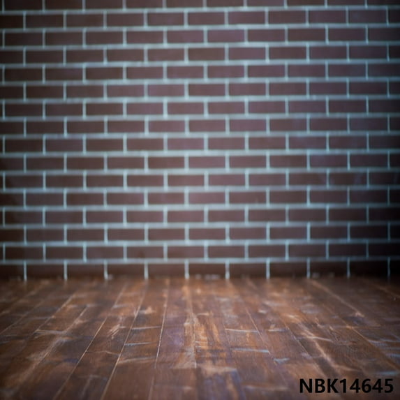 Brick Wall Wooden Floor Grunge Portrait Photography Backdrops For Doll ...