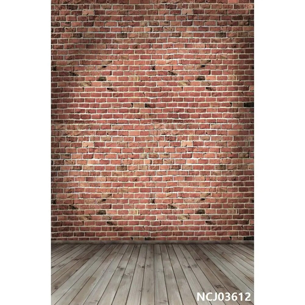 Brick Wall Wooden Floor Photophone Photocall Grunge Portrait ...