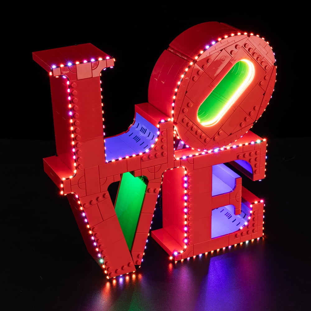 BrickSoul LED Light Kit for Lego 31214 Art Love Sculpture Model Set ...