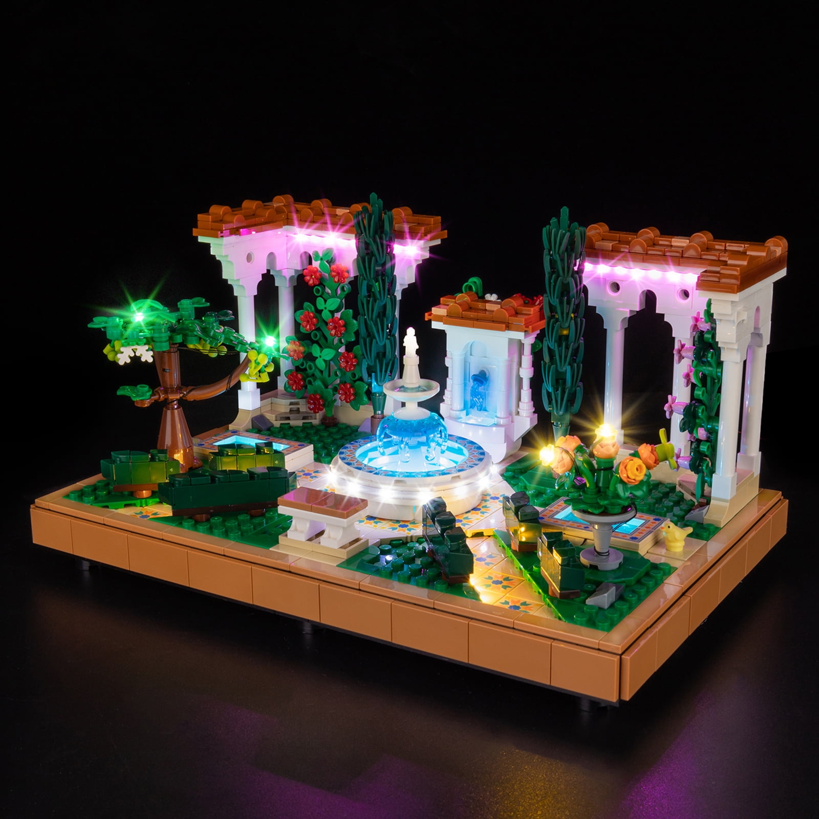 BrickSoul LED Lighting Kit for Lego 10359 Icons Fountain Garden Model ...