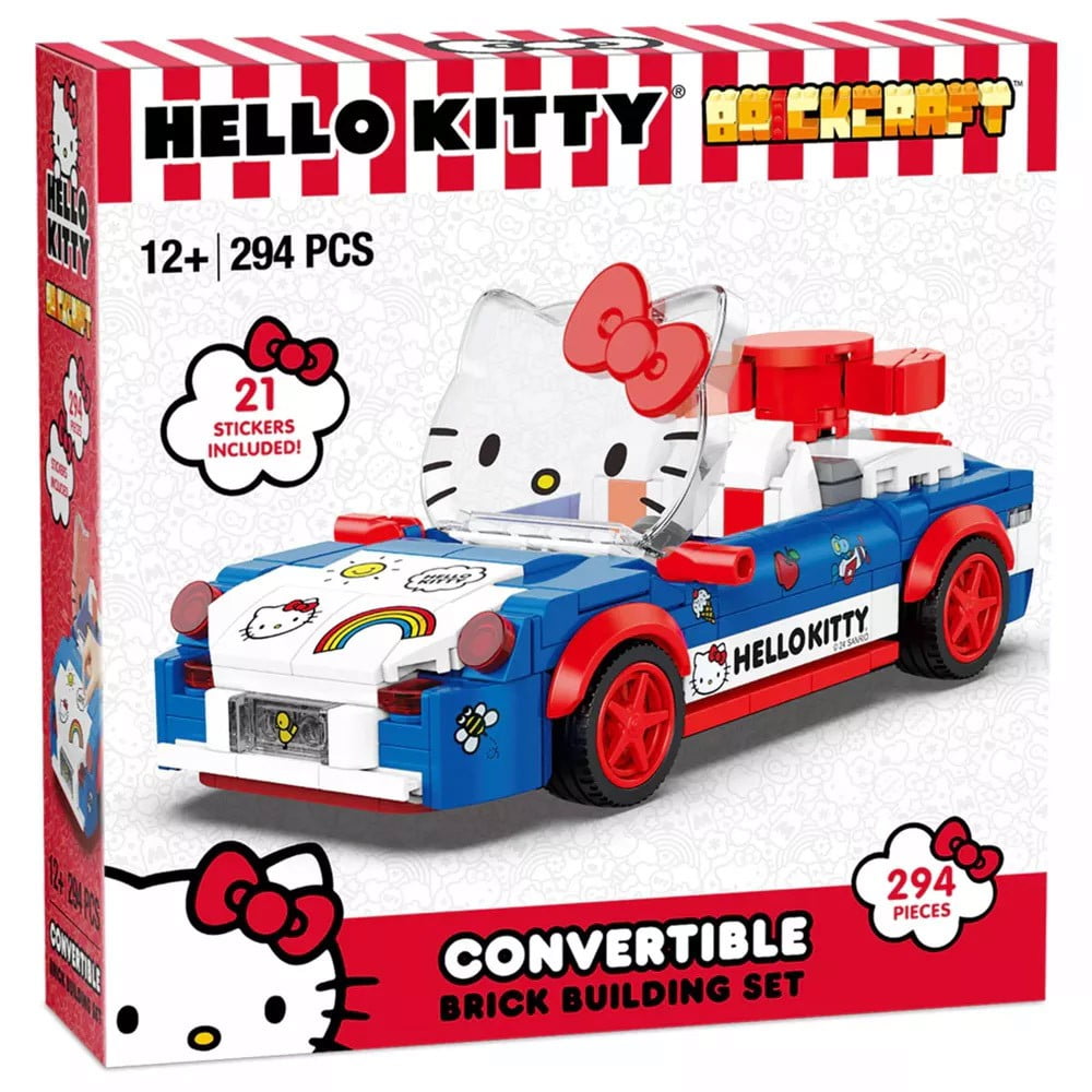 Sanrio Hello Kitty Custom Convertible 294-Piece Brickcraft Building Set ...