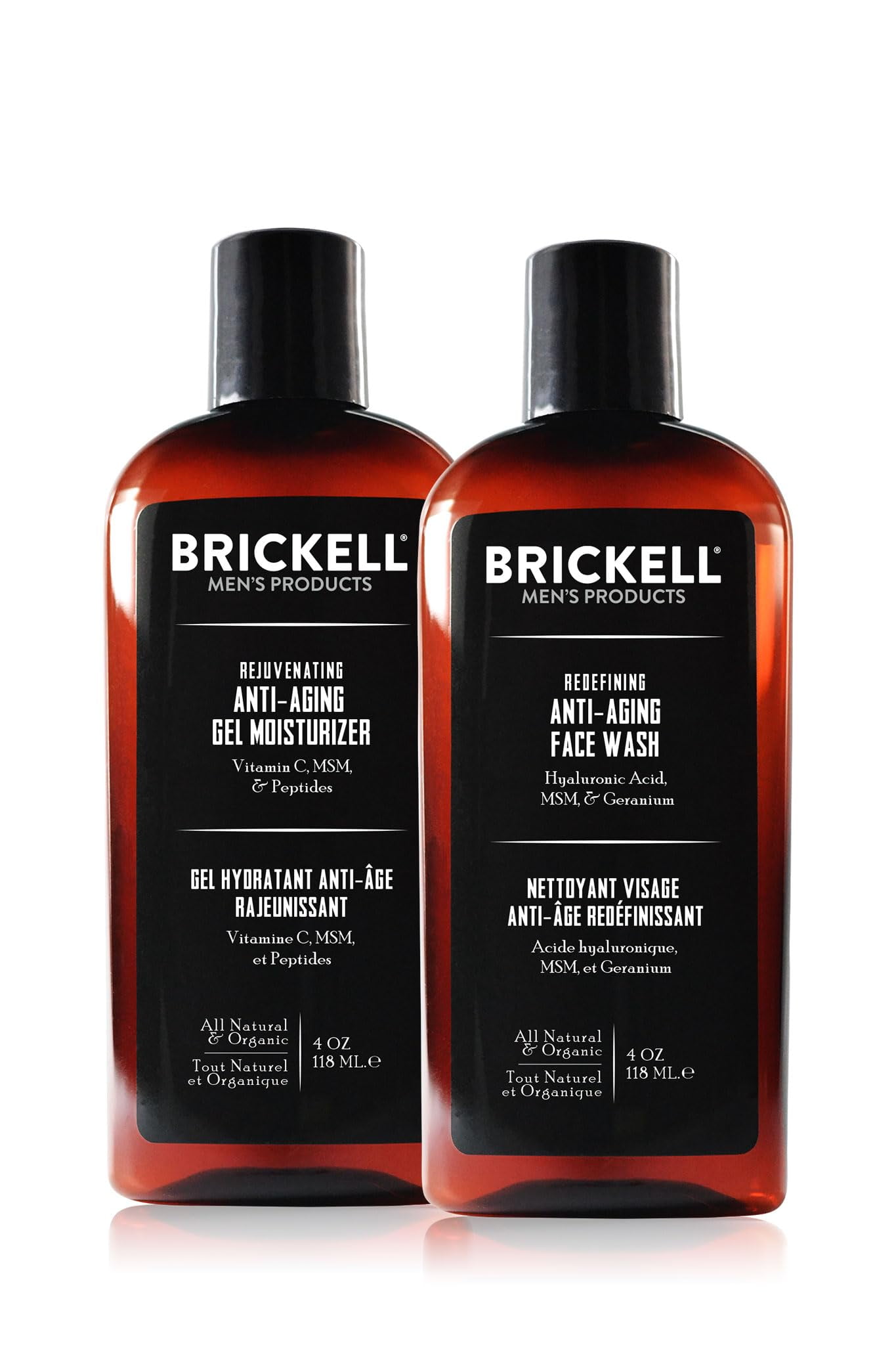 Brickell Men's Products Enhancing Gel Anti-Aging Routine, Gel Facial ...