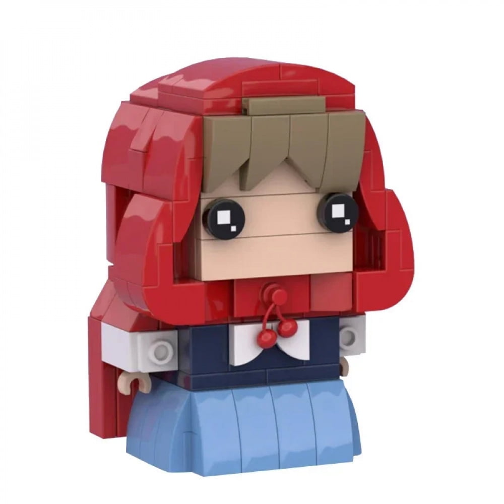 Brickheadz MOC Anime Figures Skeleton Man MJ Alien Edward Kaws Sets ...