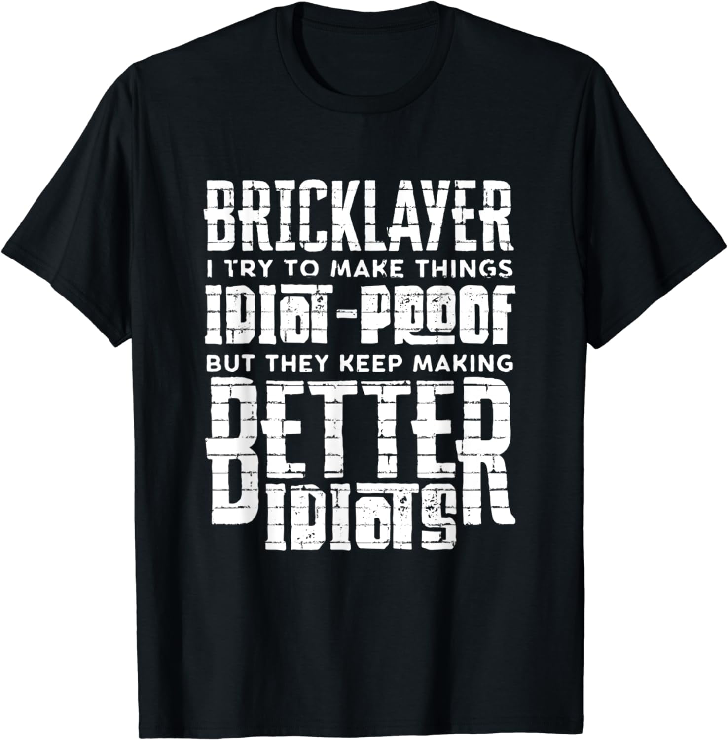 Bricklayer Bricklaying Brick Mason Masonry Funny T-Shirt - Walmart.com