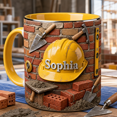 Bricklayer Mug 2D Printed 3D Effect Personalized Construction Trade ...