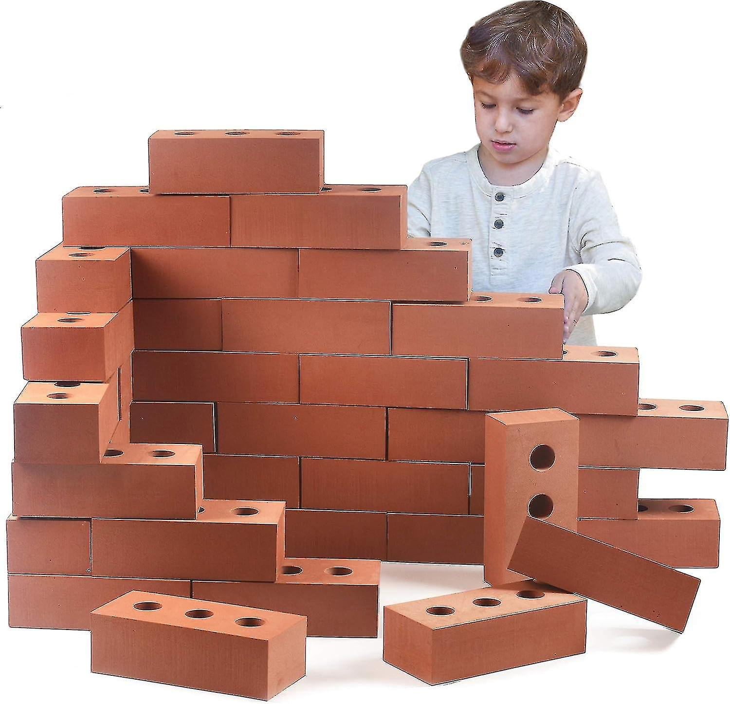 Bricks Building Role Play Toy, Life Size1.6*0.8*0.45cm Fake Pretend ...