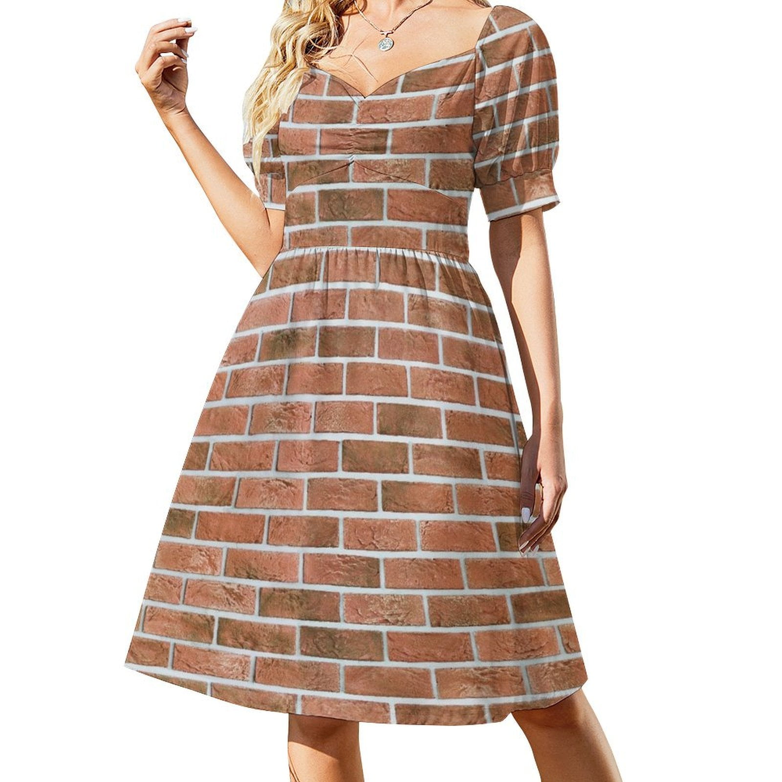 Bricks Dress elegant dresses plus sizes dresses summer - Walmart.com