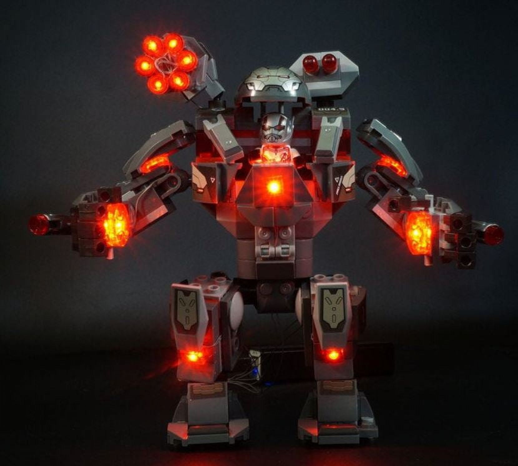 Brickstars LED Lighting Kit for Lego War Machine Buster 76124 (Lego Set ...