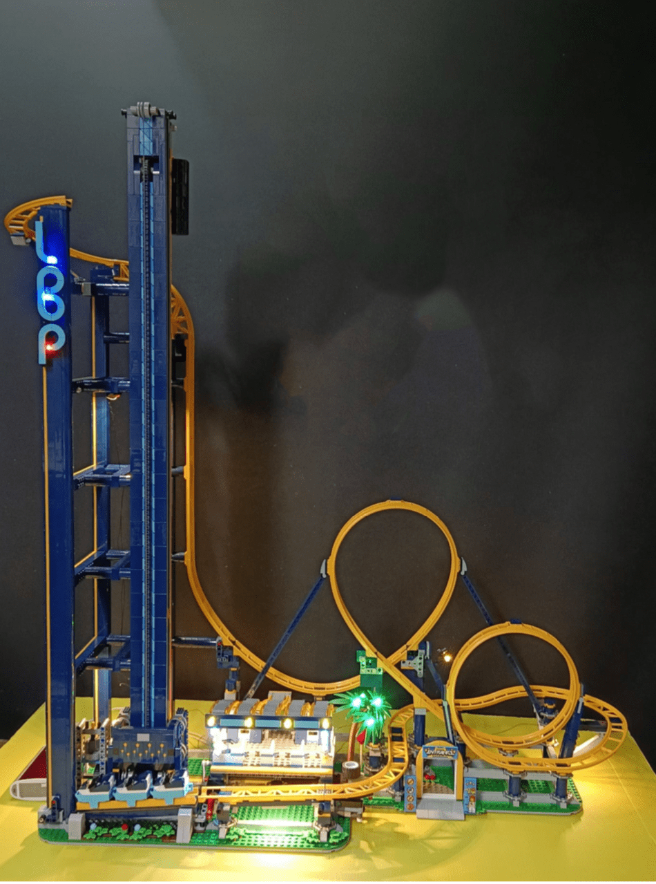 Brickstars LED light kit for LEGO 10303 Icons Loop Coaster - Walmart.com