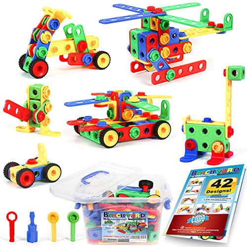 Brickyard Building Blocks - STEM Construction Toys for Kids 4-8 Years ...