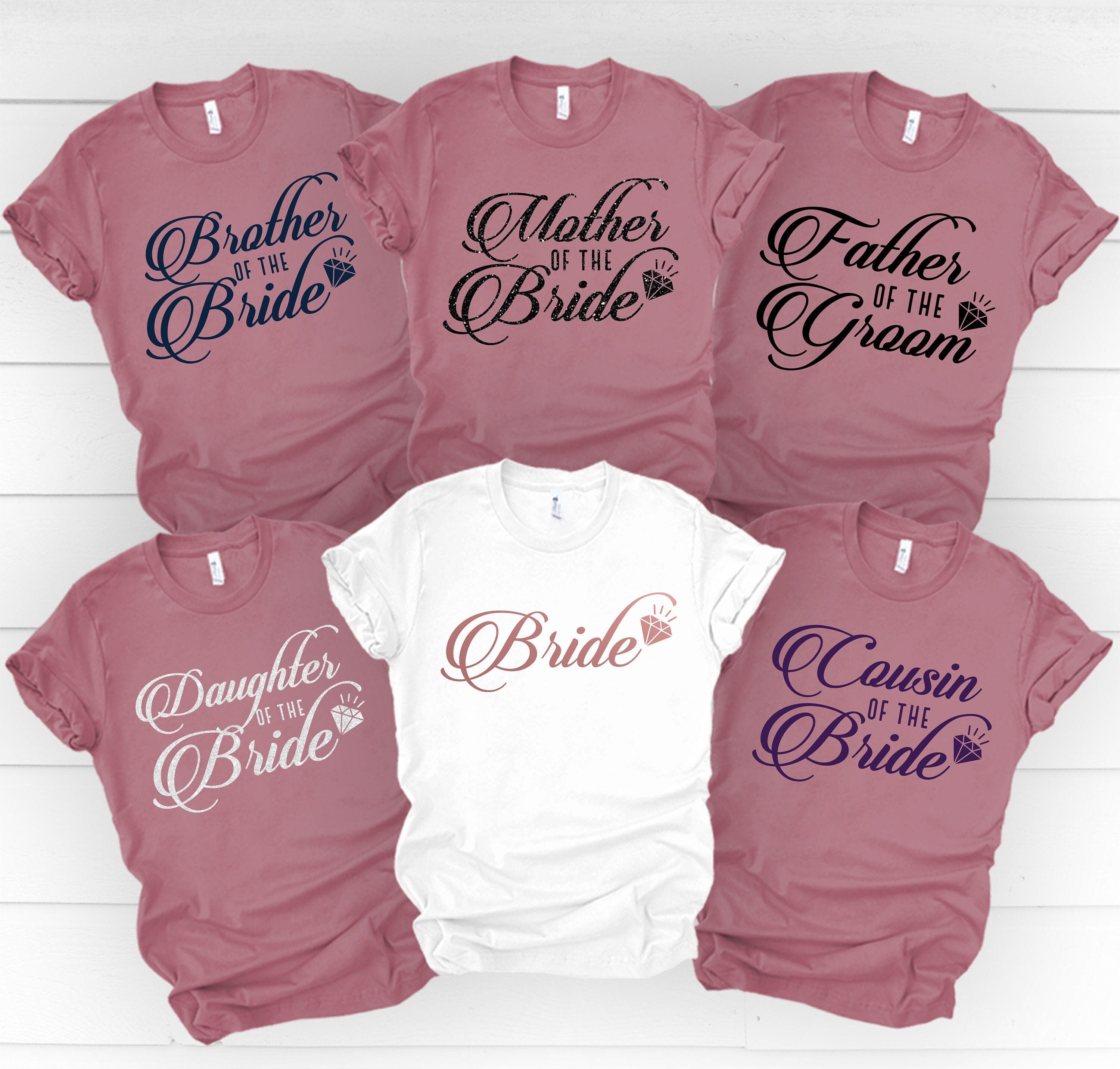 Bridal Family Shirt, Bride - Groom Family Squad Shirt, Bride Shirt ...