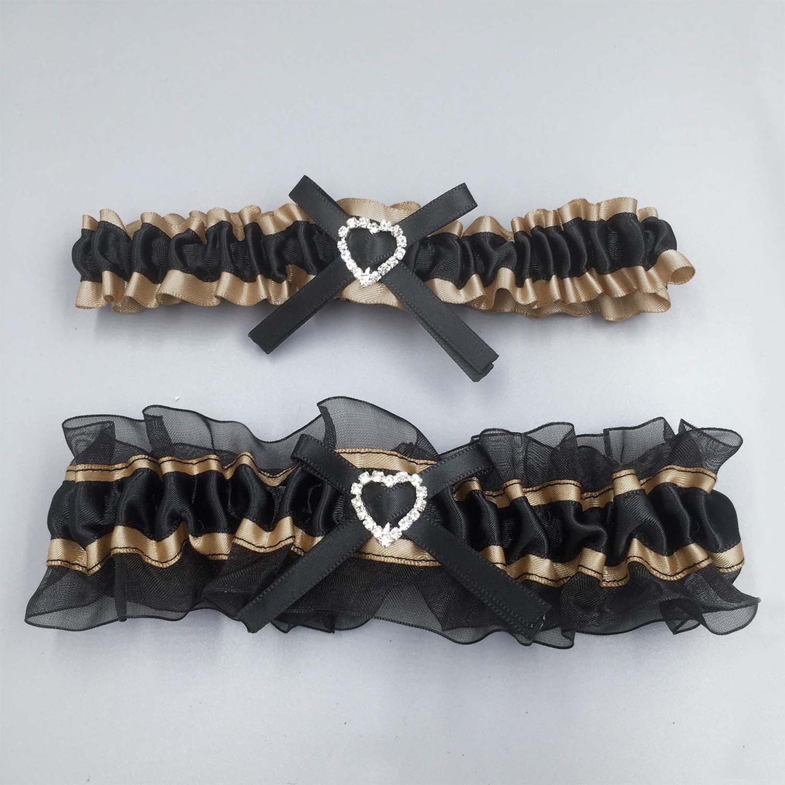 Bridal Garter Women Lace Design Wedding Accessory Band For Dress Formal ...