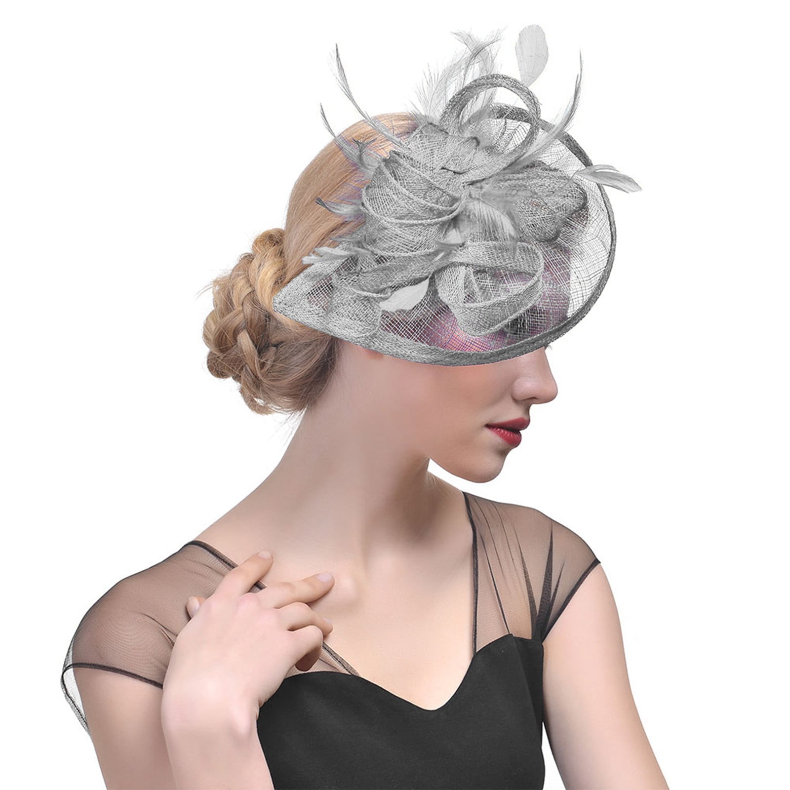 Bridal Hair Accessories Headwear, Imitation Flower Mesh Petal Floral ...