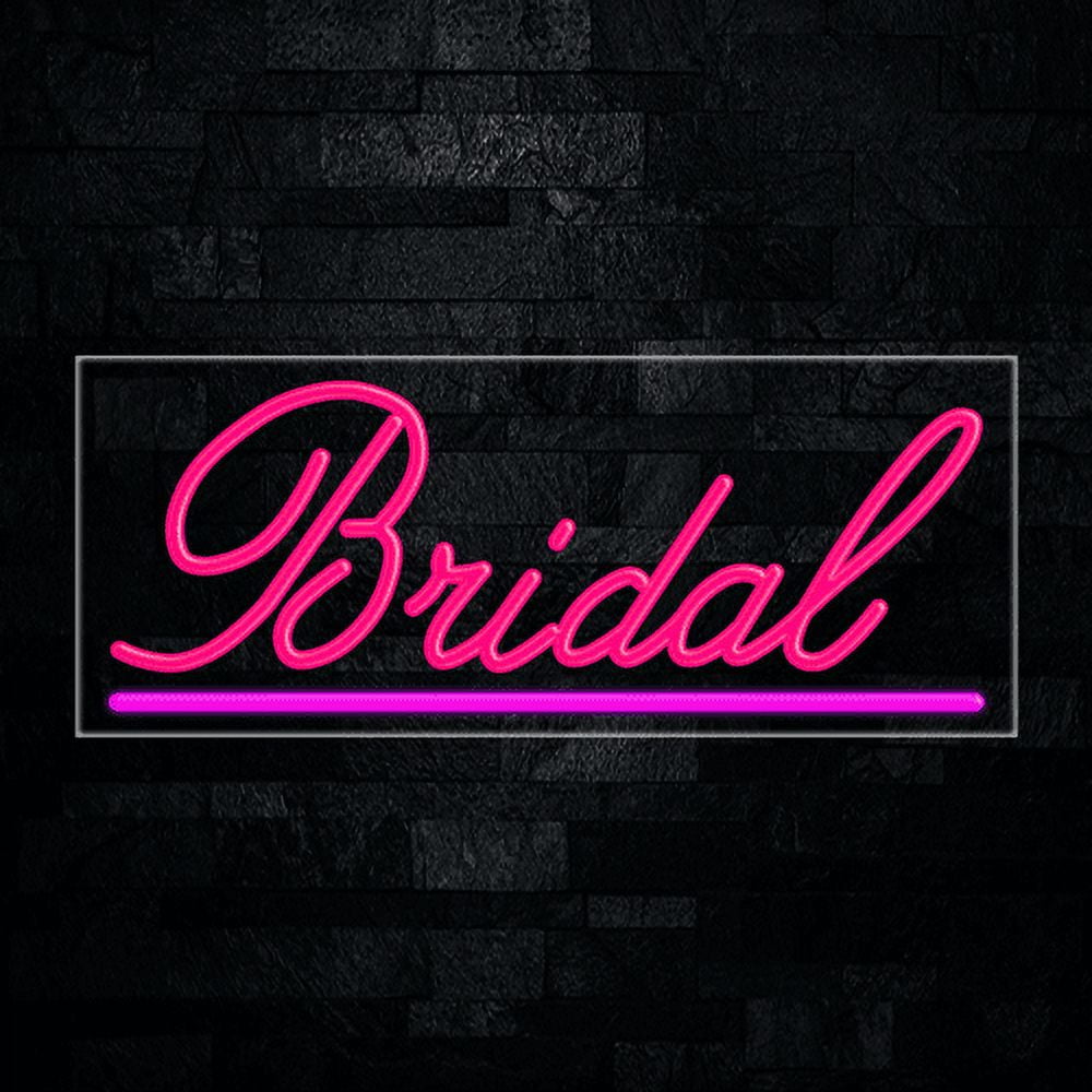 Bridal-LED Neon Sign 30"L x 12"H #30025 - Walmart.com