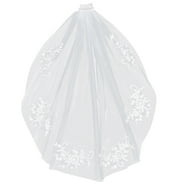 Simple Long Elegant Single Layer Wedding Veil Bridal Veils with Comb ...
