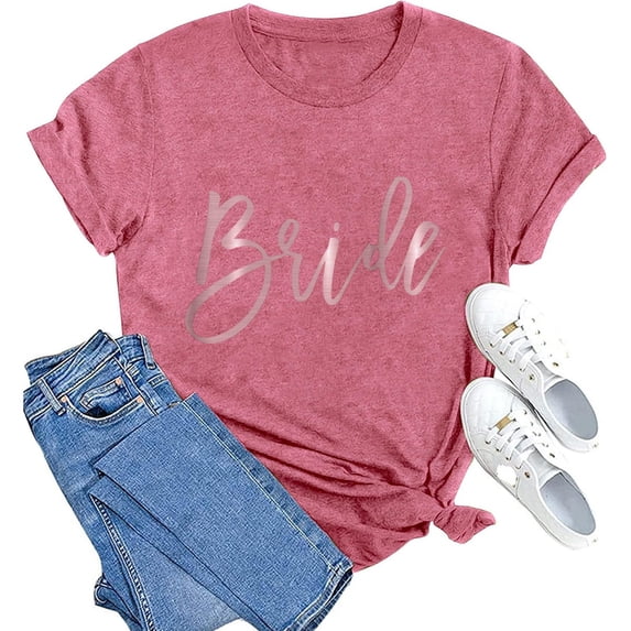 Bridal Party Shirt Wedding Print Tee for Women Celebrating Bride, XXL ...