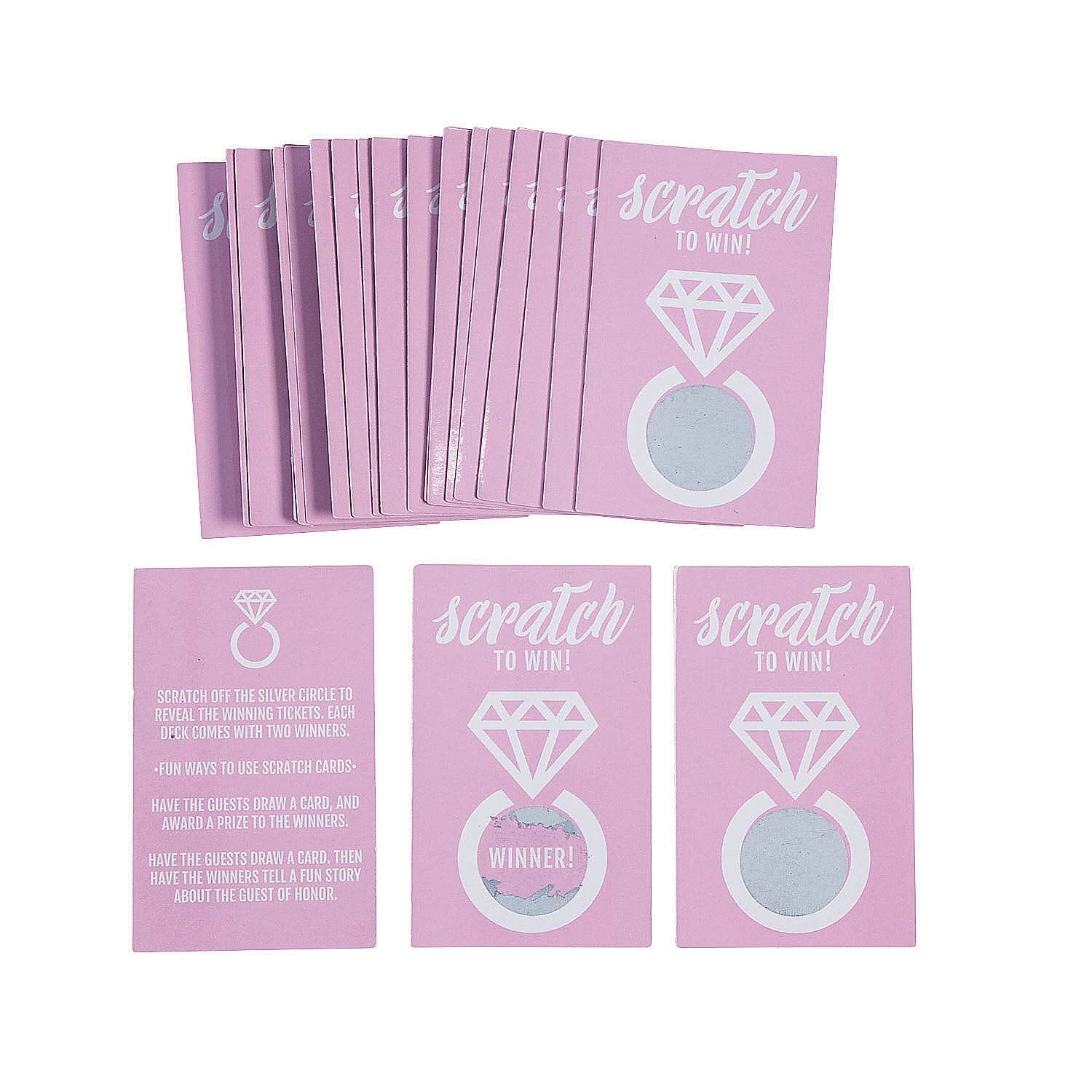 Bridal Scratch Off Game 24Pc - Party Favors - 24 Pieces - Walmart.com